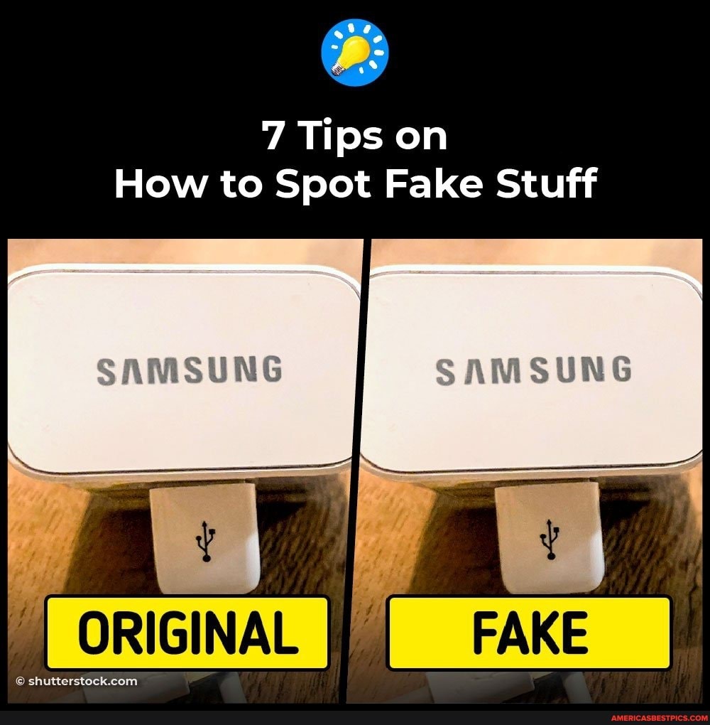 7 Tips on How to Spot Fake Stuff SAMSUNG SAM SUNG FAKE ORIGINAL ...