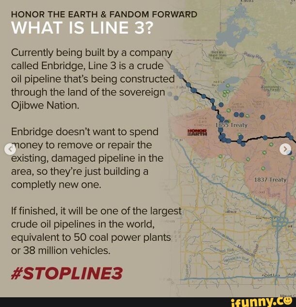 Image, right: map of Minnesota treaty territories text: What is line 3 ...