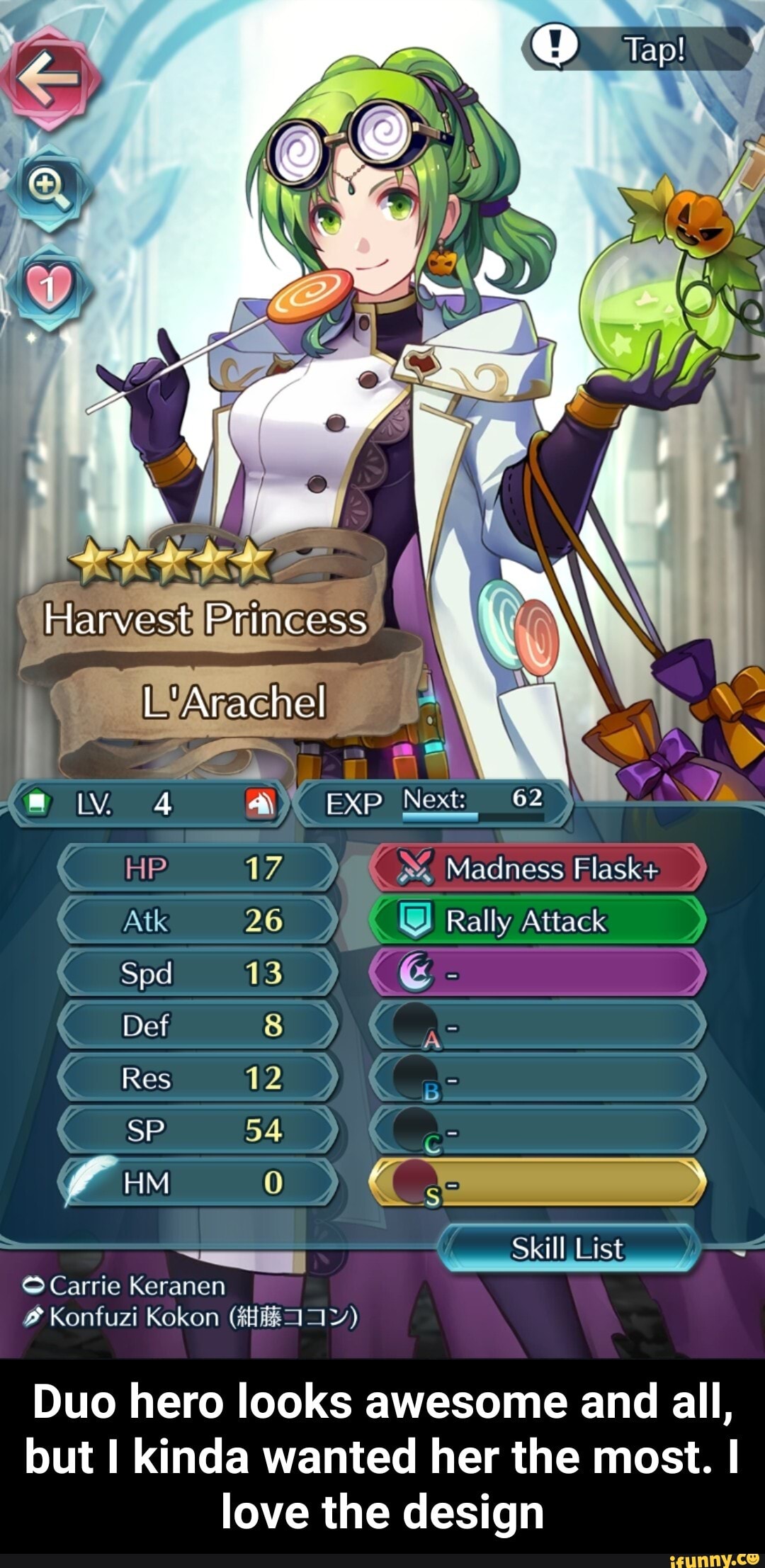 Duo hero looks awesome and all, but I kinda wanted her the most. I love ...