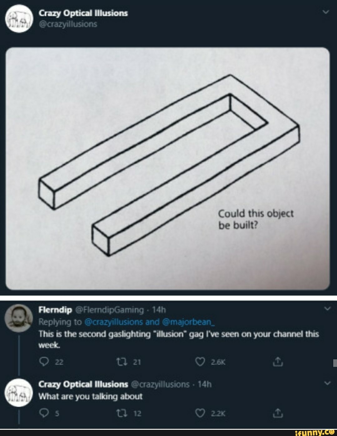 Optical Could this object be built? Flerndip This is the second ...
