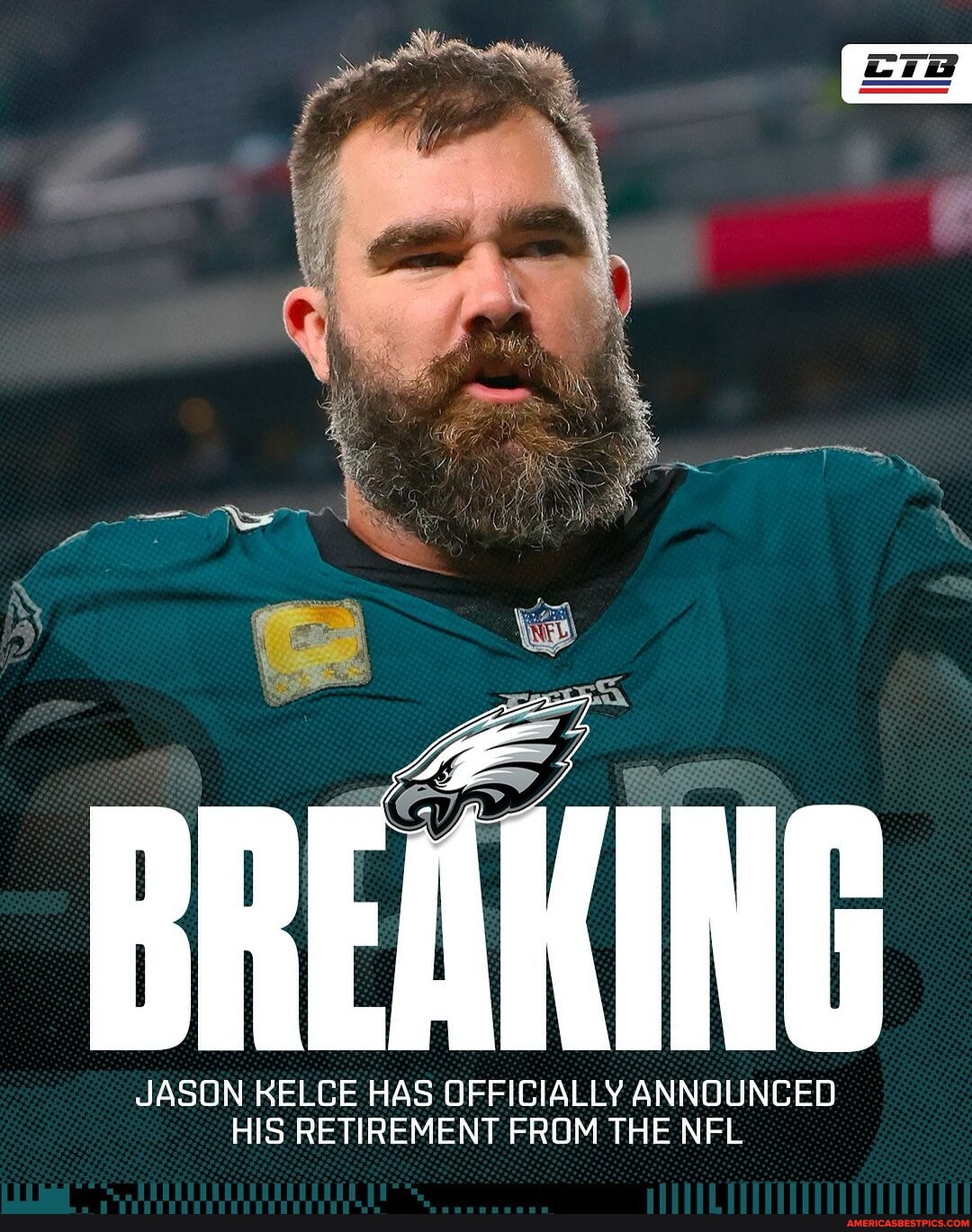 Jason Kelce has officially announced his retirement from the NFL per ...