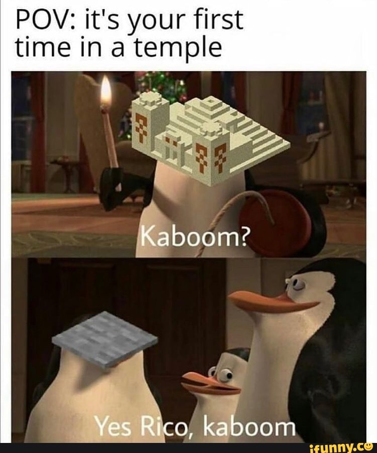 POV: it's your first Kaboom? Yes Rico, kaboom - iFunny