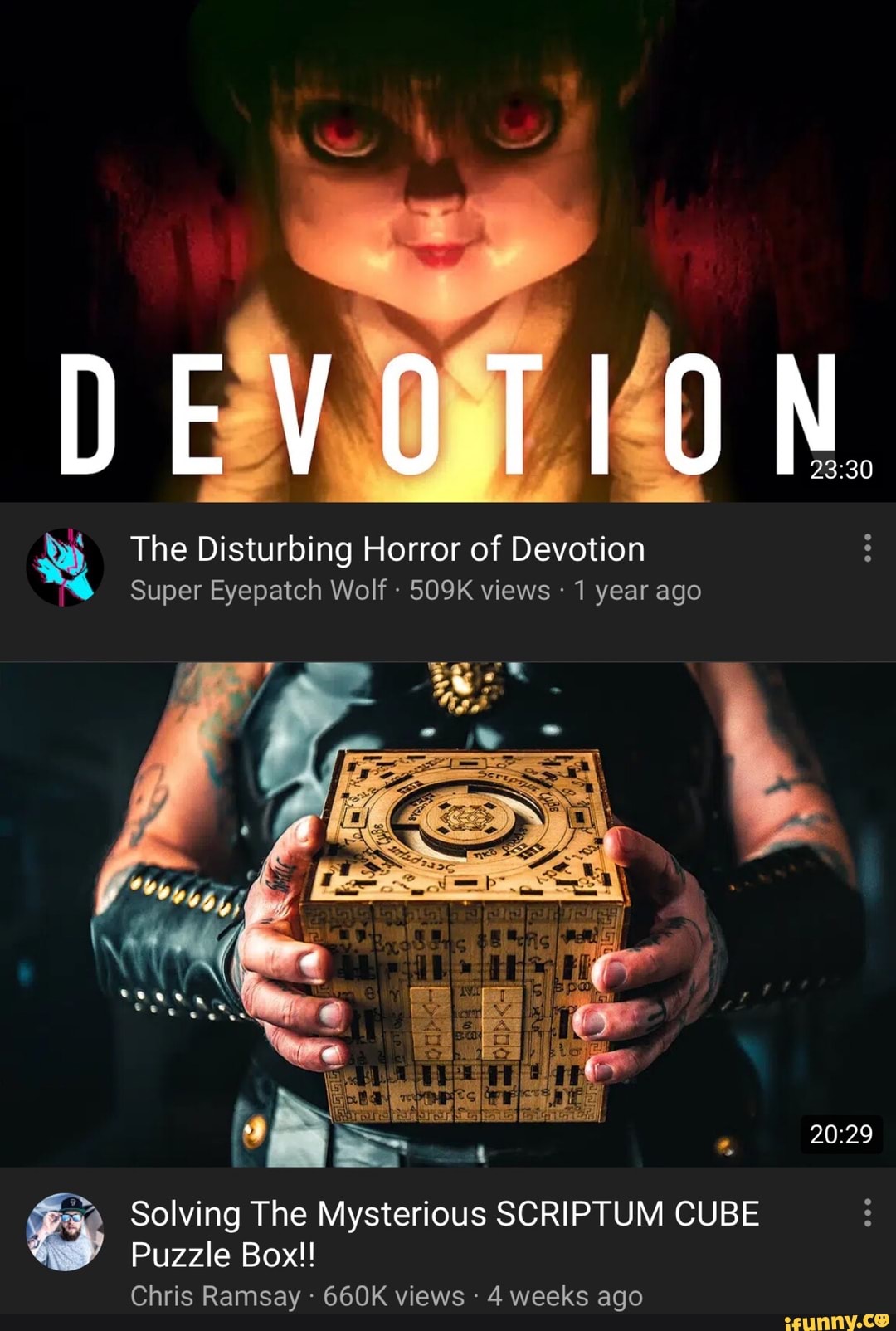 Im, The Disturbing Horror of Devotion E Super Eyepatch Wolf 509K views 1 year ago a 20:29 sô ...