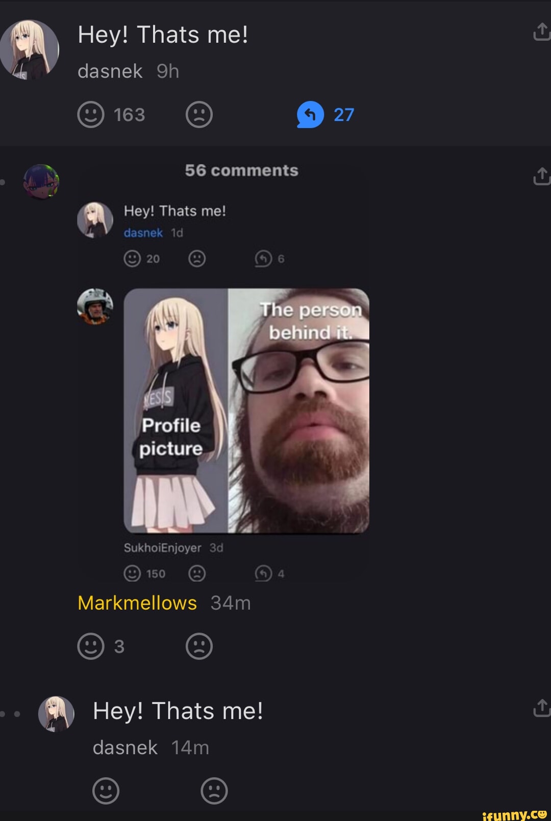 Hey! Thats me! dasnek Sh 27 56 comments il Hey! Thats me! dasnek SukhoEnjoyer Or Markmellows Hey ...