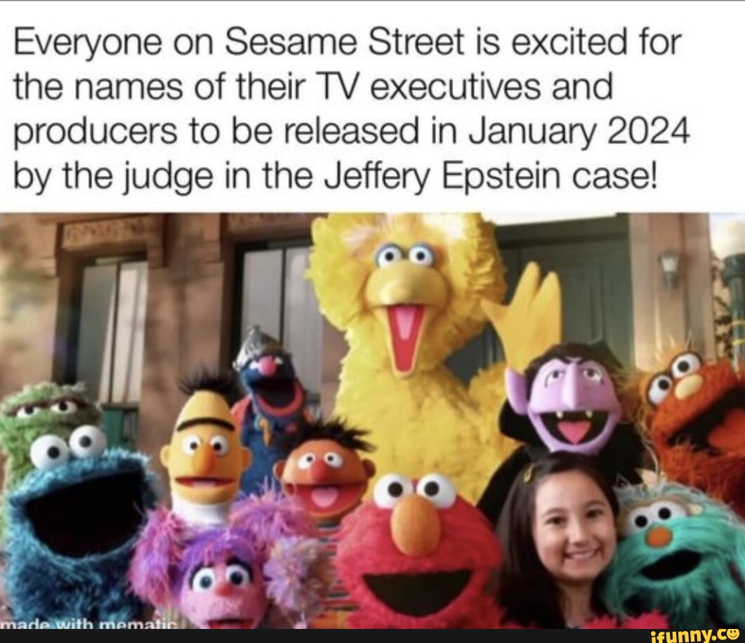 Everyone on Sesame Street is excited for the names of their TV ...