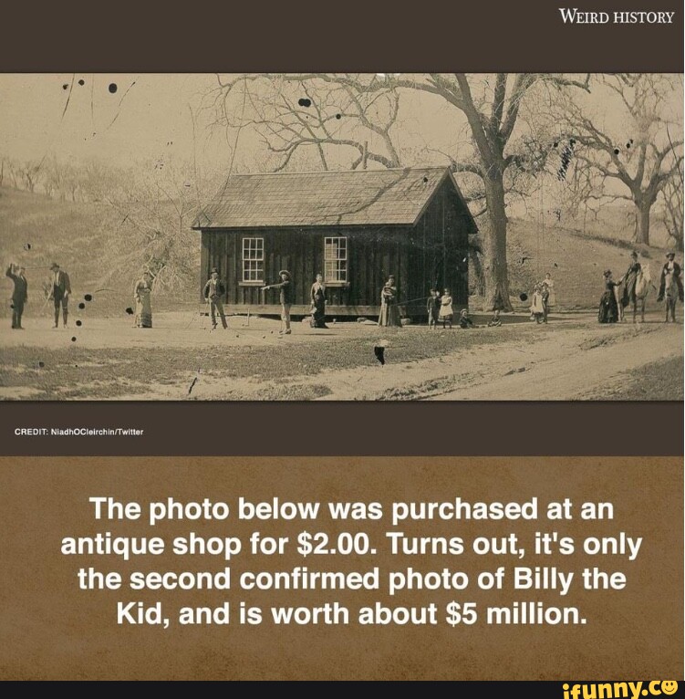 'WEIRD HISTORY 'CREDIT NiadhOCiarchinvTwiter The photo below was ...