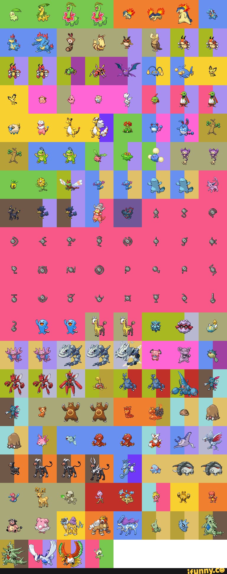 Pokemon gen 2 Johto gold silver crystal heartgold soulsilver - iFunny