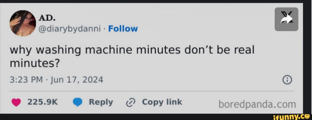 Why washing machine minutes don't be real minutes? @diaryoydannl Follow ...