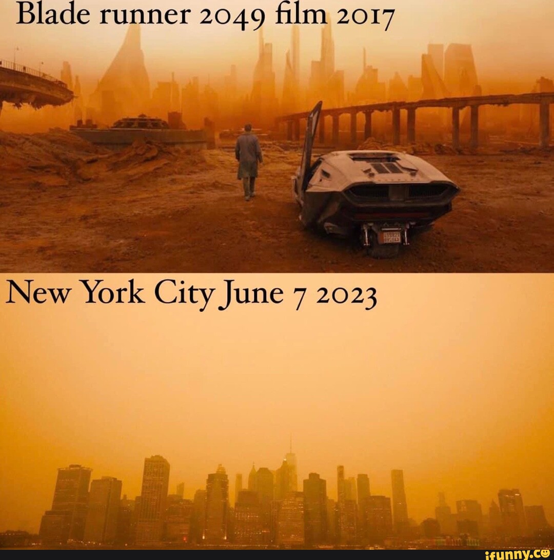Blade runner 2049 film 2017 New York City June 7 2023 - iFunny