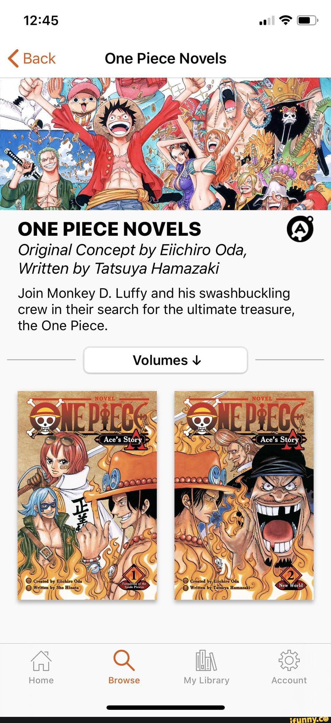 Back One Piece Novels ONE PIECE NOVELS Original Concept by Ejichiro Oda ...