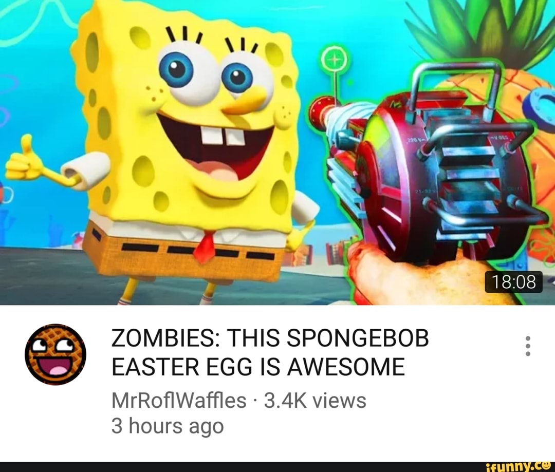 ZOMBIES: THIS SPONGEBOB EASTER EGG IS AWESOME MrRoﬂWafﬂes - 3.4K views ...