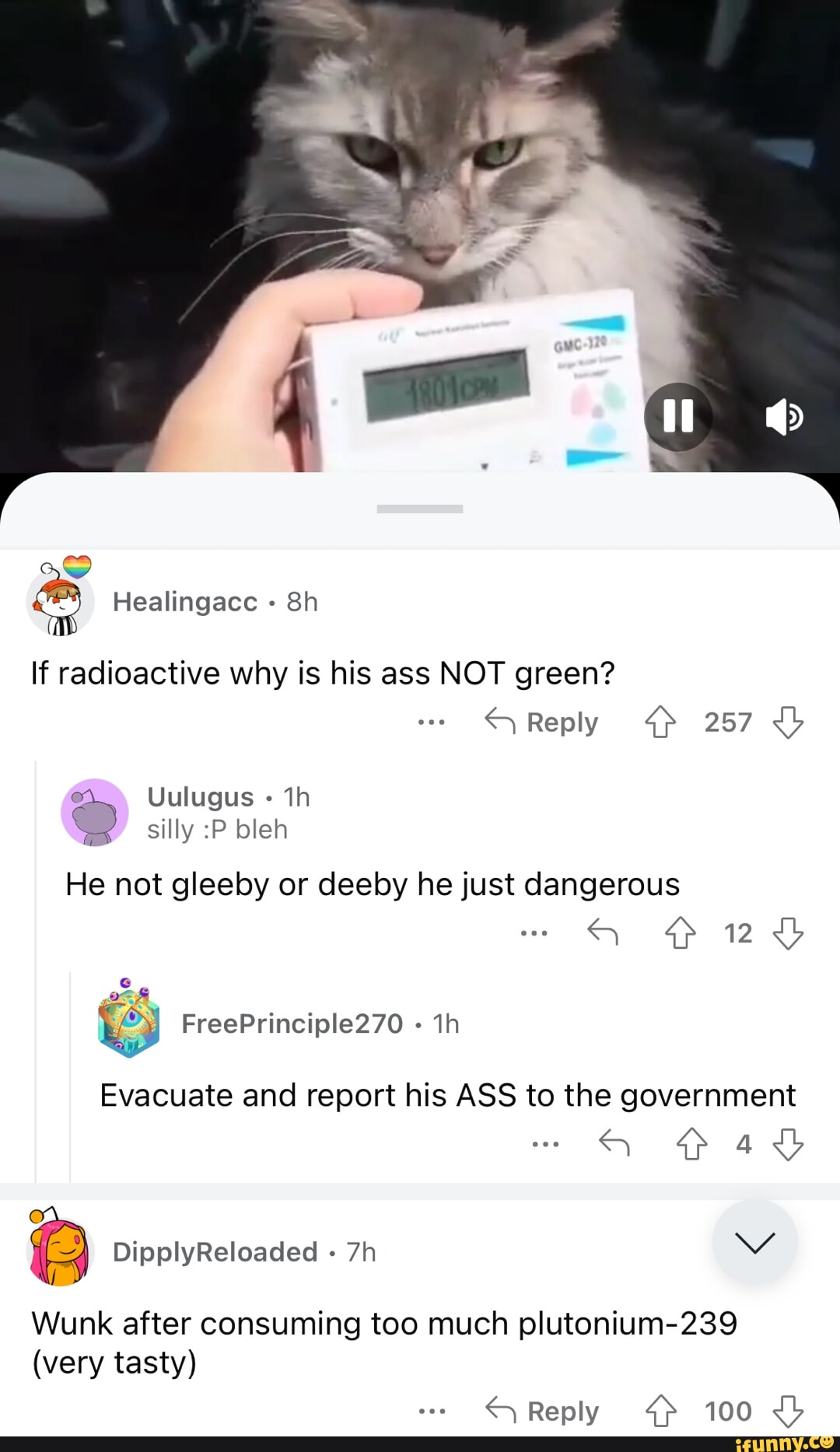 Video memes uQJiaLS1B by YourGodIsALie: 5 comments - iFunny