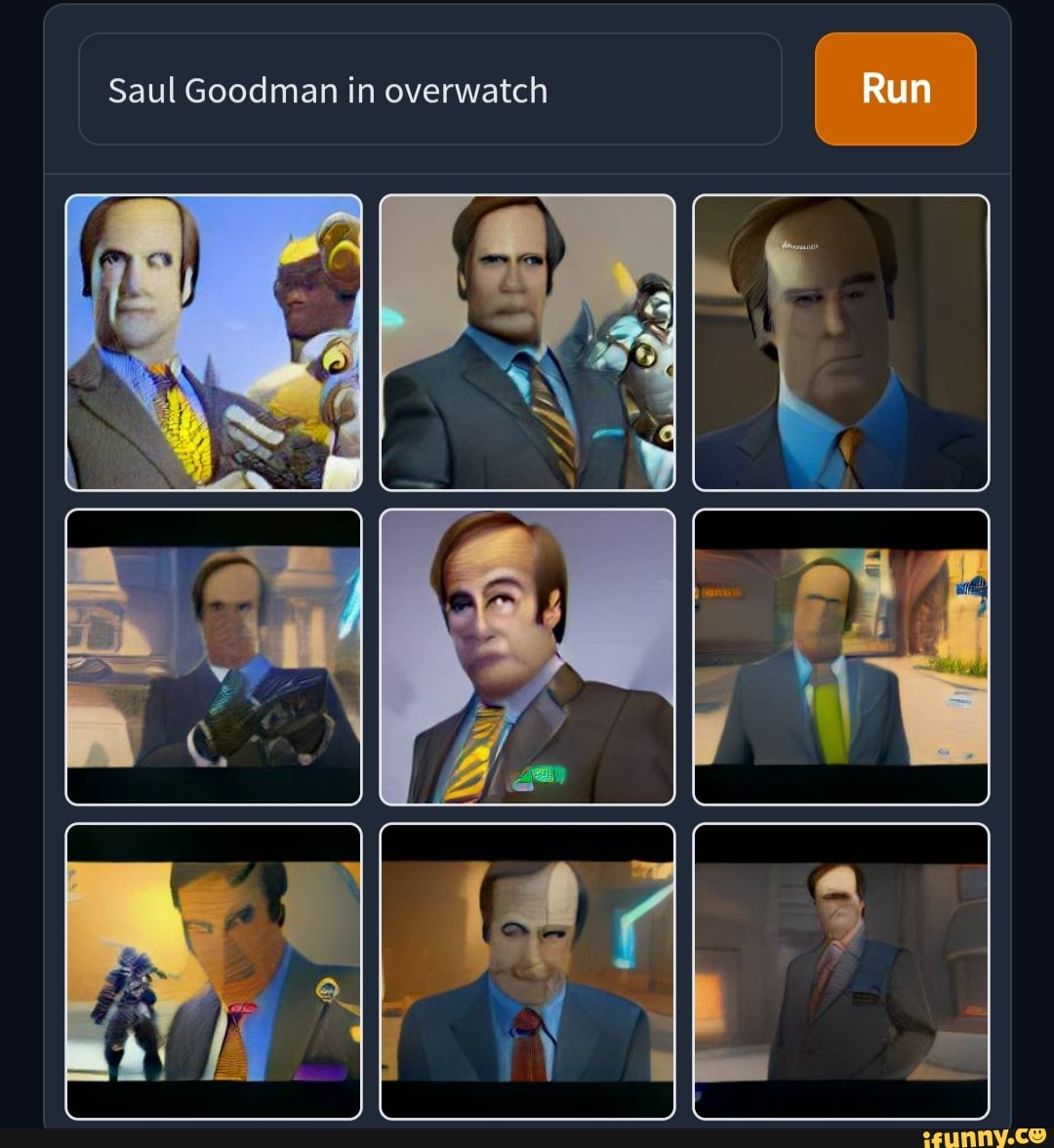 Saul Goodman in overwatch Run - iFunny