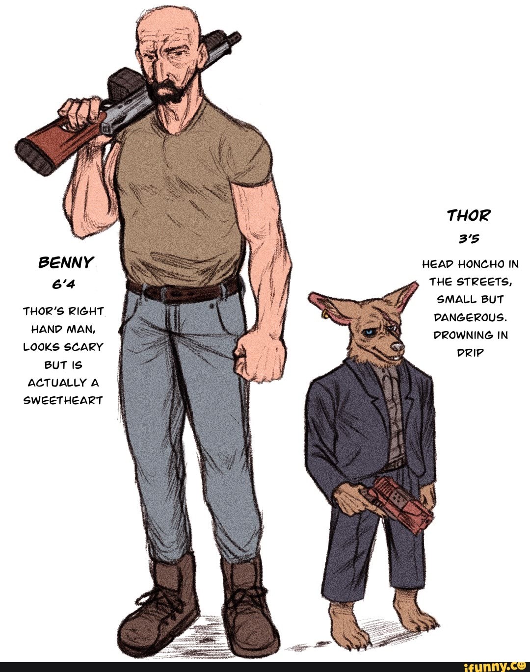 THOR HEAD HONCHO IN BENNY 64 THE STREETS, SMALL BUT THOR'S RIGHT ...