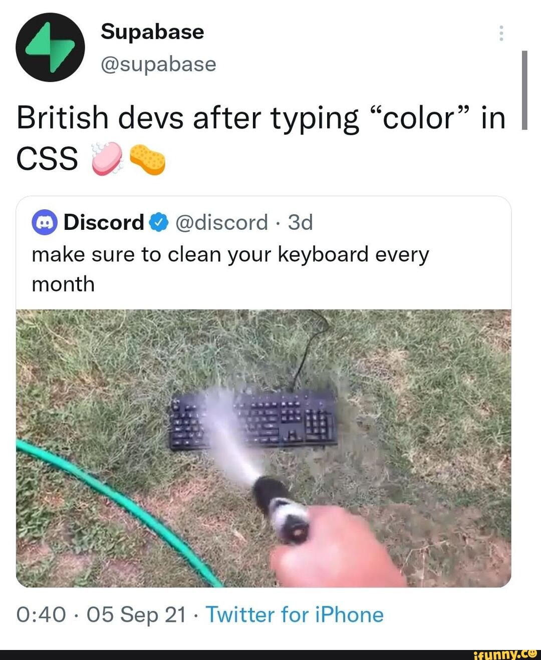 Supabase @supabase British devs after typing "color" in CSS Discord ...