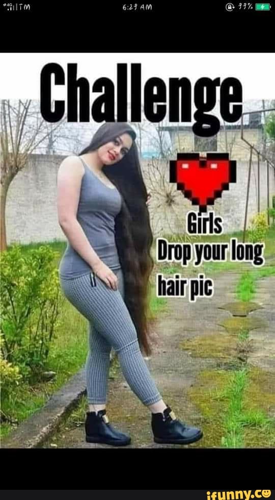 AM Challenge Drop your long hair pic - iFunny