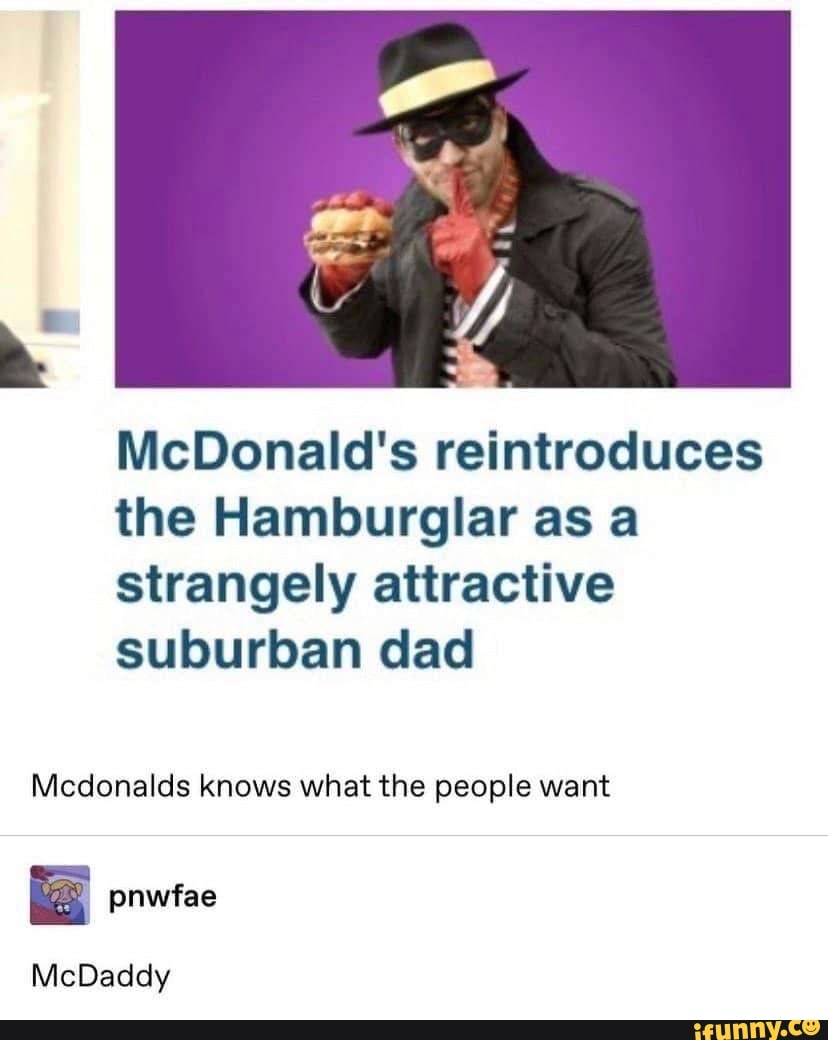 McDonald's reintroduces the Hamburglar as a strangely attractive ...