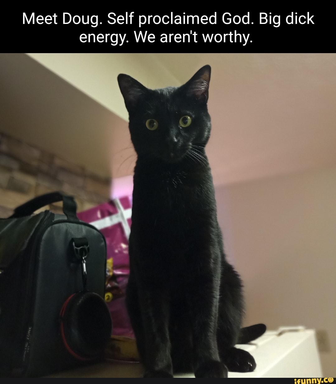 Meet Doug. Self proclaimed God. Big dick energy. We aren't worthy. - iFunny