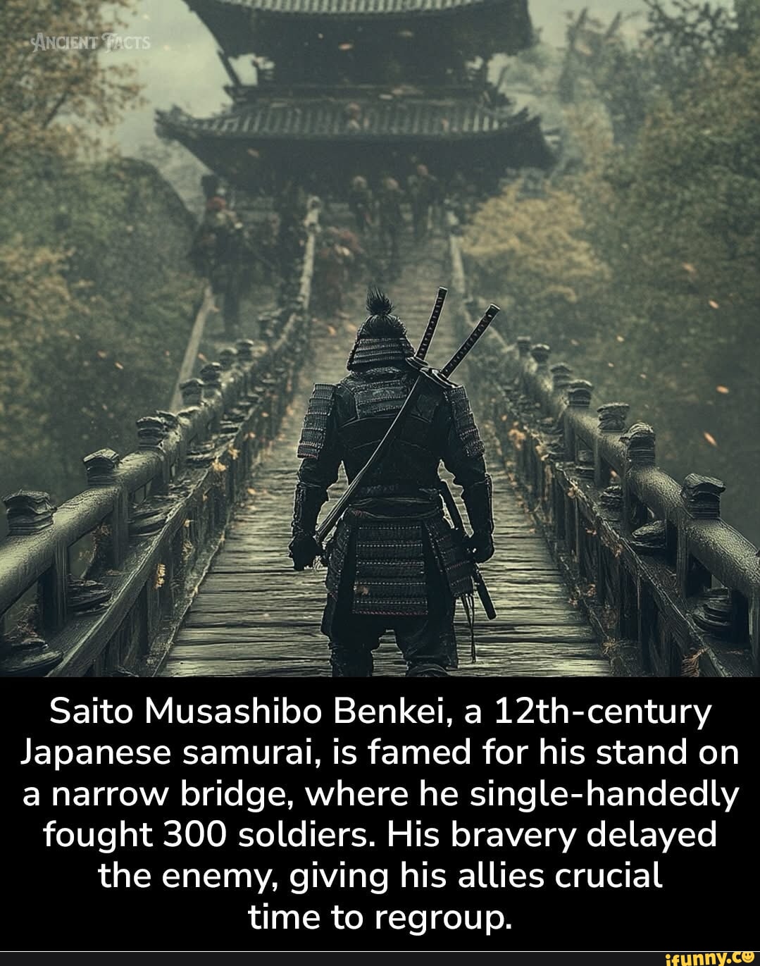 12th-century Saito Japanese samurai, is famed for his stand on narrow ...