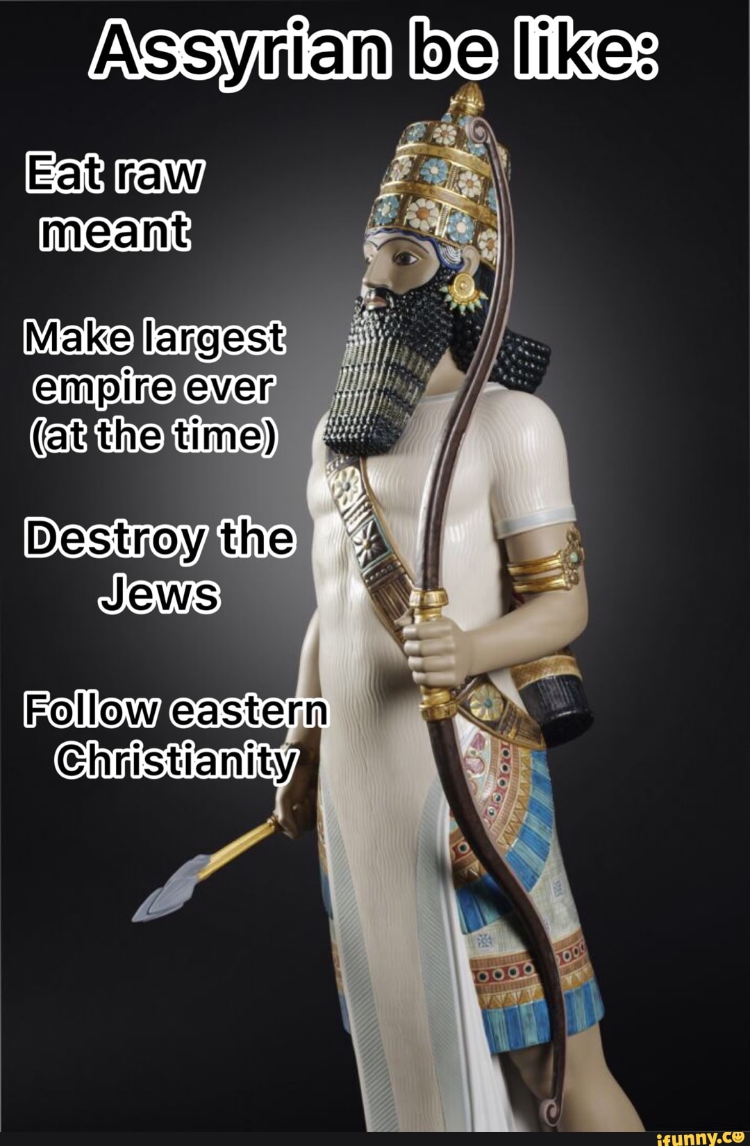 Aseyitam lee Eatiraw meant; Makellangest ever (at the time) ne oS Destrow the JEWS Follow castam ...