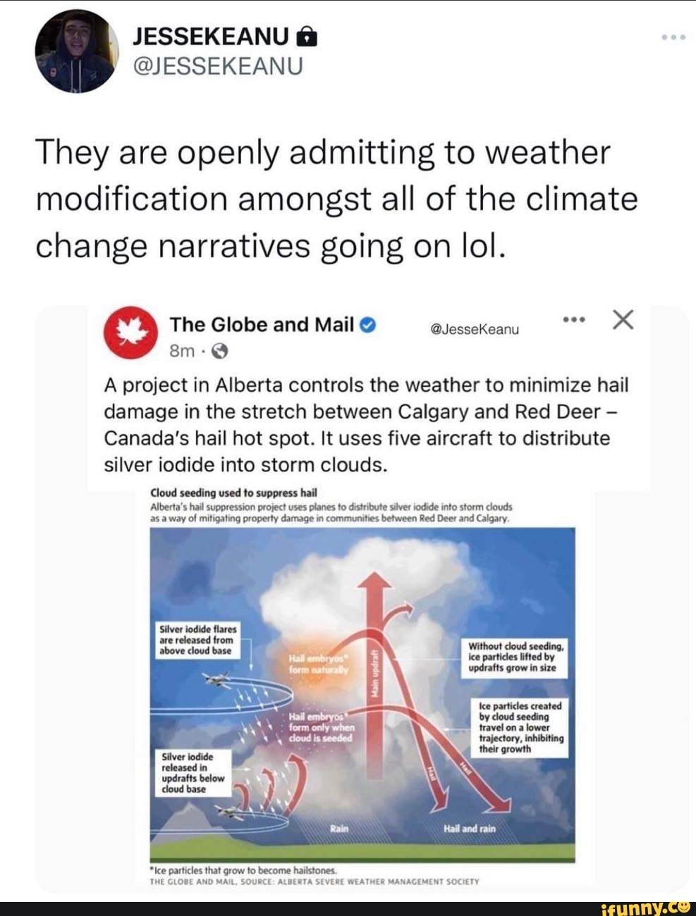 They are openly admitting to weather modification amongst all of the climate change narratives ...