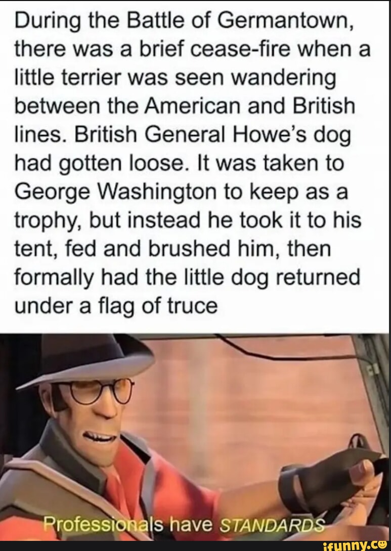 During the Battle of Germantown, there was a brief cease-fire when a ...