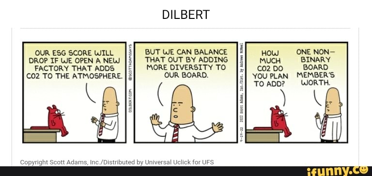 DILBERT BUT WE CAN BALANCE THAT OUT BY ADDING MORE DIVERSITY TO OUR ...