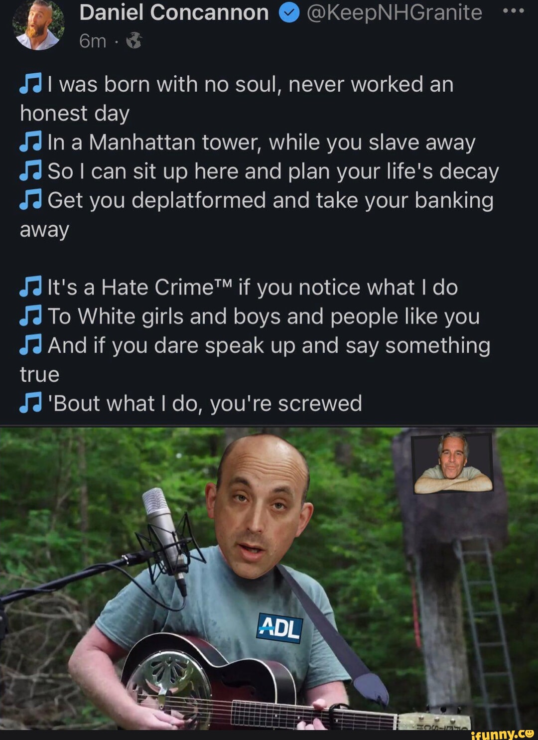 Daniel Concannon @KeepNHGranite Jd was born with no soul, never worked ...