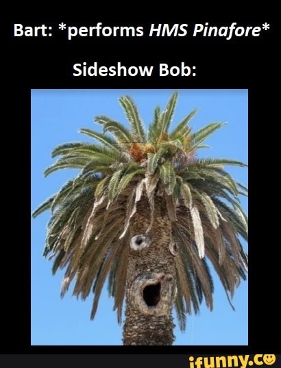 Bart: *performs HMS Pinafore* Sideshow Bob: - iFunny