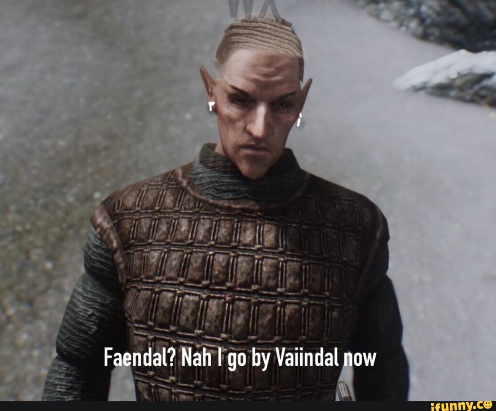 Faendal? Nah I go by Vaiindal now - iFunny