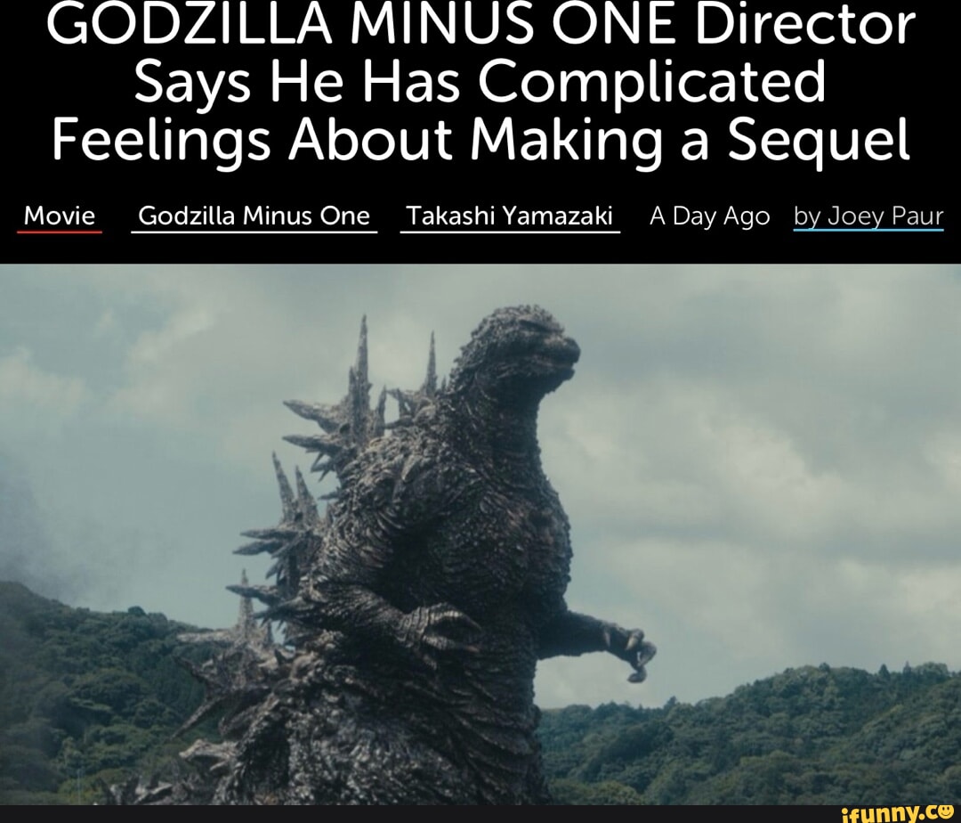 GODZILLA MINUS ONE Director Says He Has Complicated Feelings About ...
