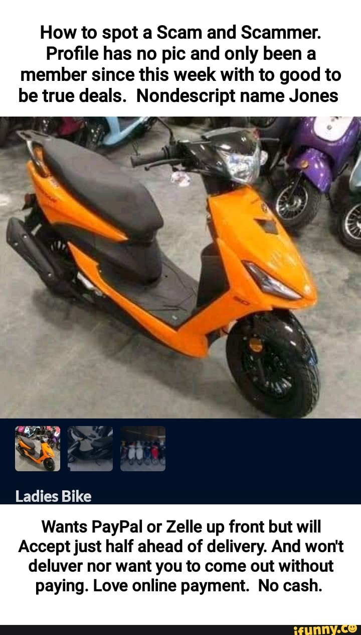 How to spot a Scam and Scammer. Profile has no pic and only been a ...