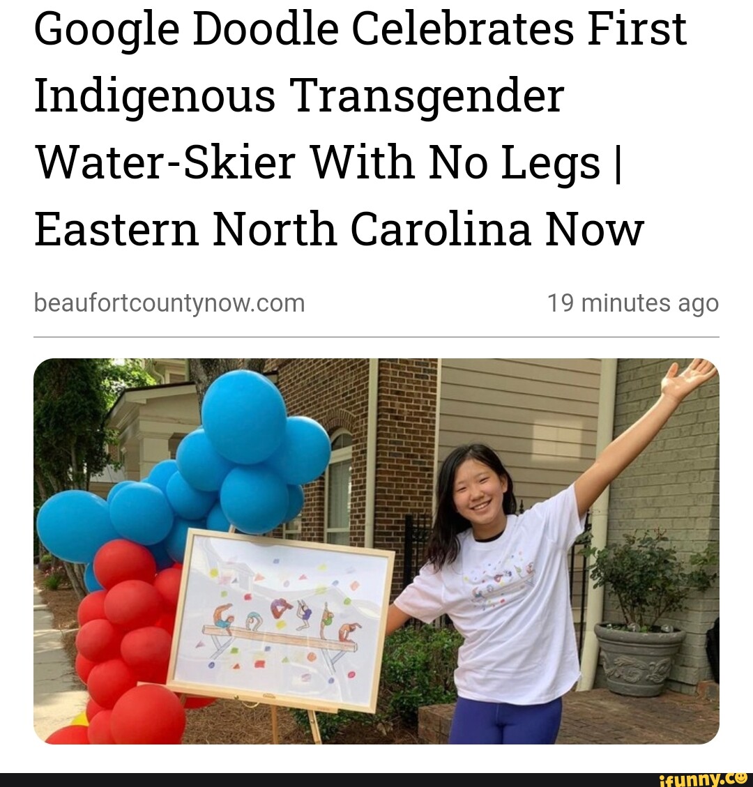 Google Doodle Celebrates First Indigenous Transgender Water-Skier With ...