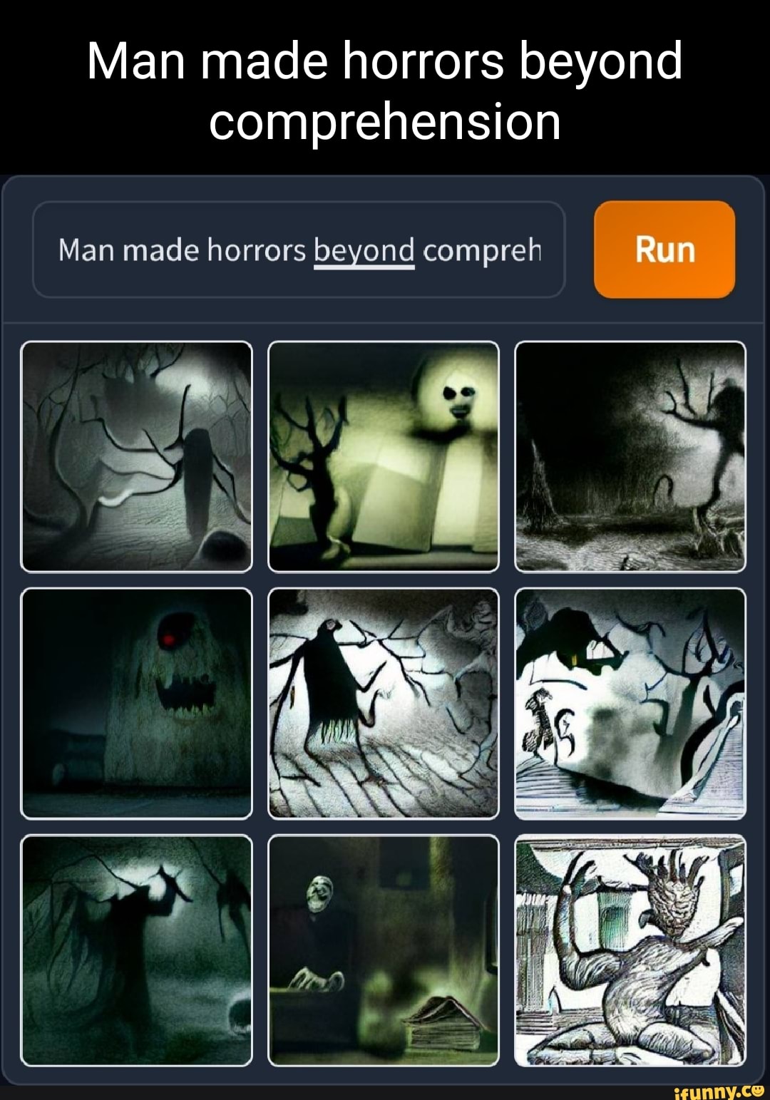 Man made horrors beyond comprehension Man made horrors beyond compreh ...