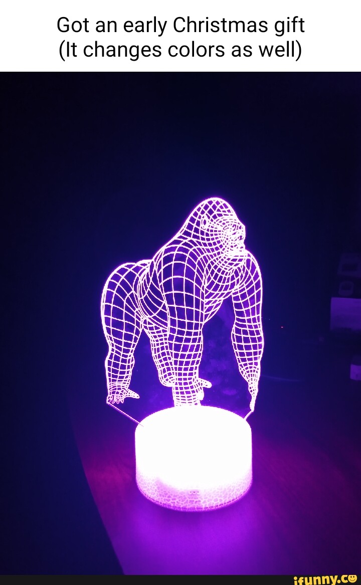 Got an early Christmas gift (It changes colors as well) - iFunny