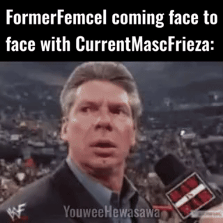 FormerFemcel coming face to face with CurrentMascFrieza: YouweeHewe ...
