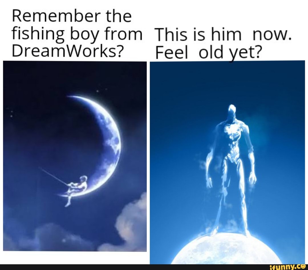 Remember the fishing boy from This is him now. DreamWorks? Feel old yet ...