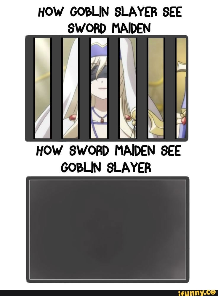 HOW GOBLIN SLAYER SEE SWORD MAIDEN HOW SWORD MAIDEN SEE GOBLIN SLAYER ...