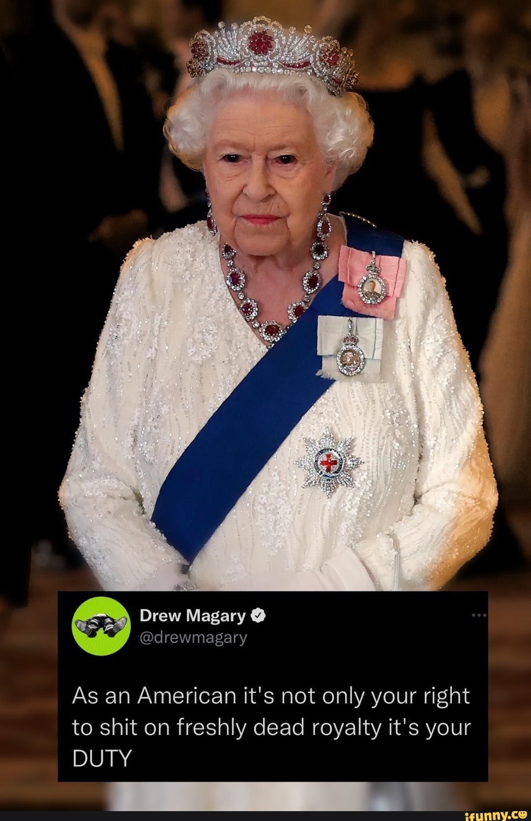 Drew Magary @drewmagary As an American it's not only your right to shit ...