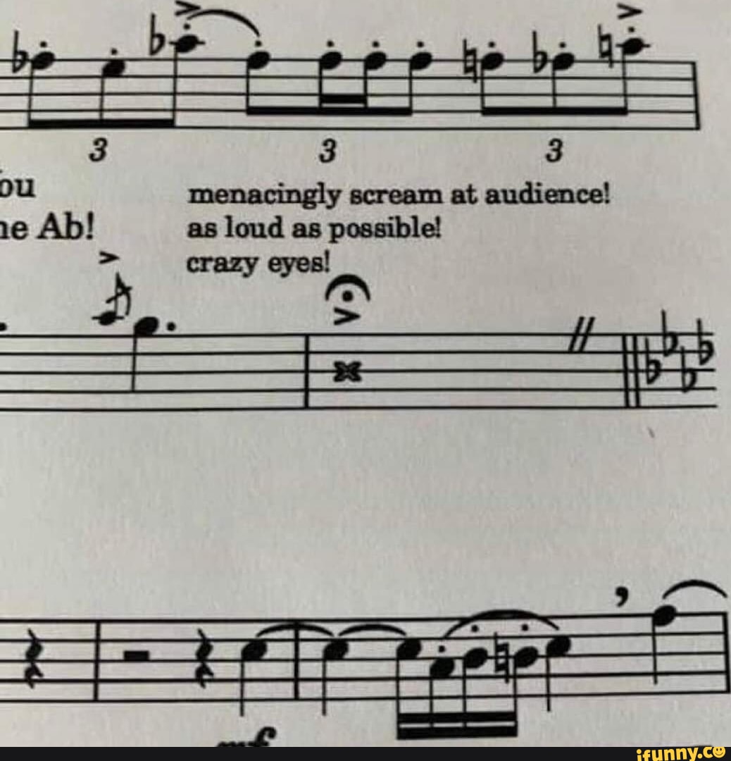 I 3 le 3 menacingly scream at audience! as loud as possible! crazy IL 3 ...