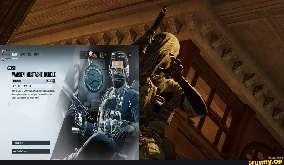 WARDEN MUSTACHE BUNDLE 'SS BUNDLE 41 1 1 Stay above it all with Warden ...