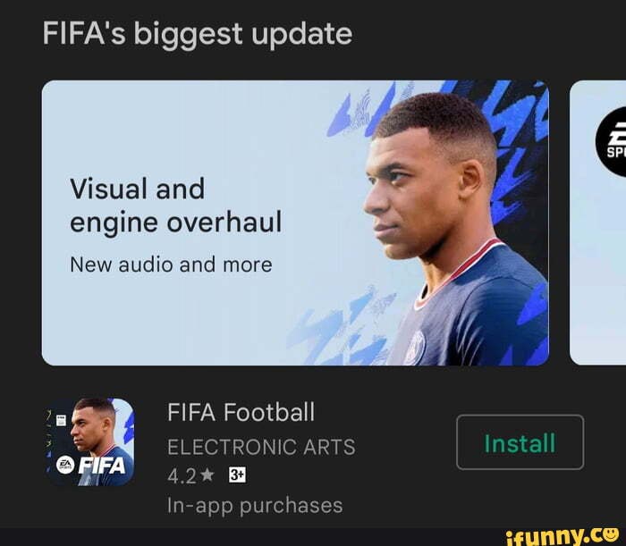 FIFA's biggest update Visual and engine overhaul New audio and more ...