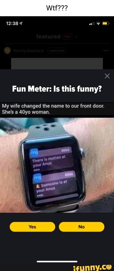 Fun Meter: Is this funny? My wife changed the name to our front door ...