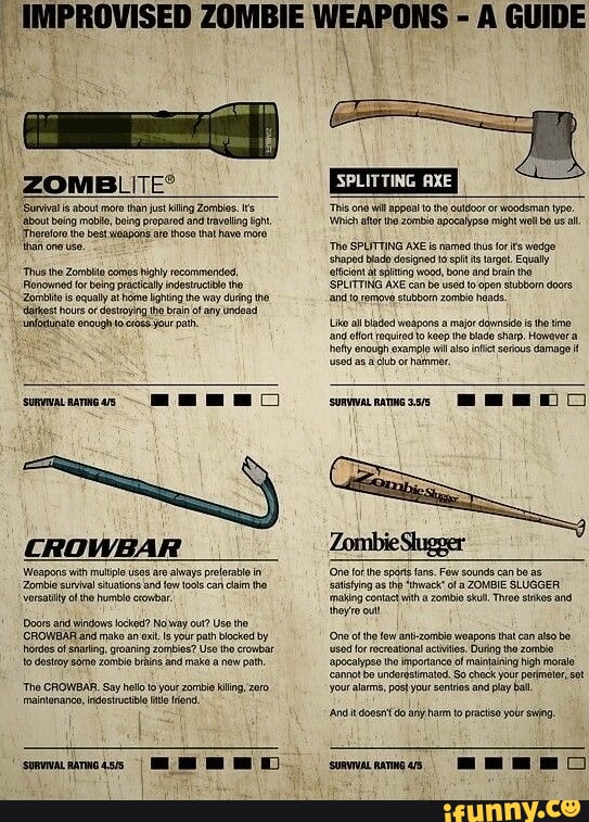 Improvised Weapons For Zombies