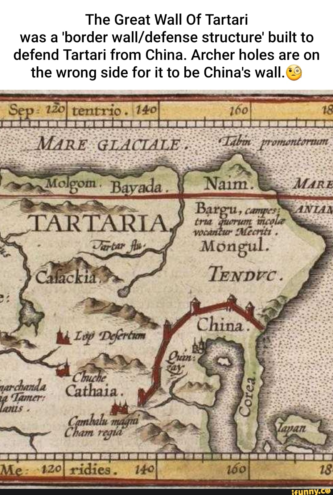 The Great Wall Of Tartari was a 'border structure' built to defend ...