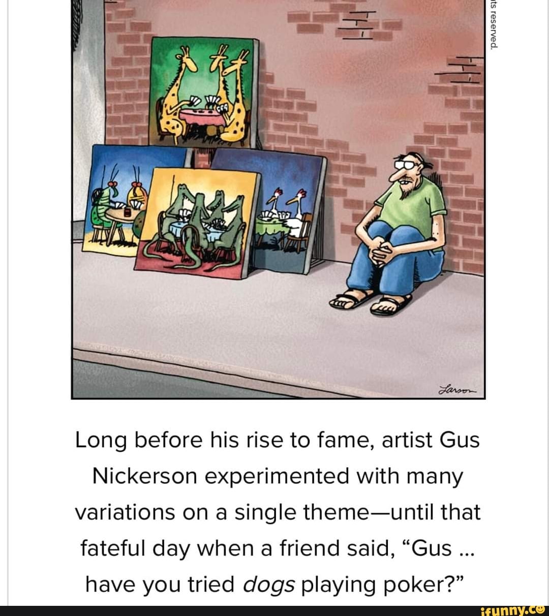 Al Long before his rise to fame, artist Gus Nickerson experimented with ...