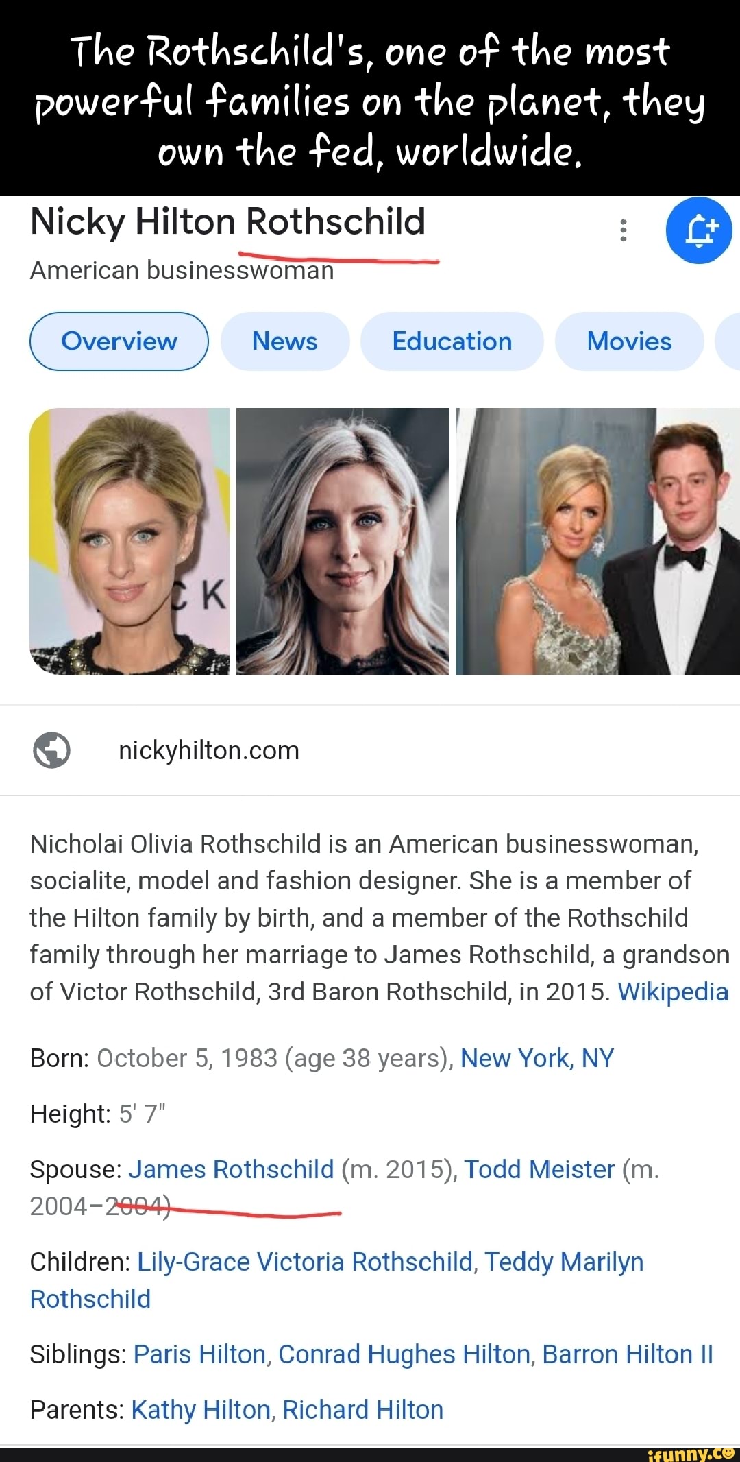 The Rothschild's, one of the most powerful families on the planet, they ...