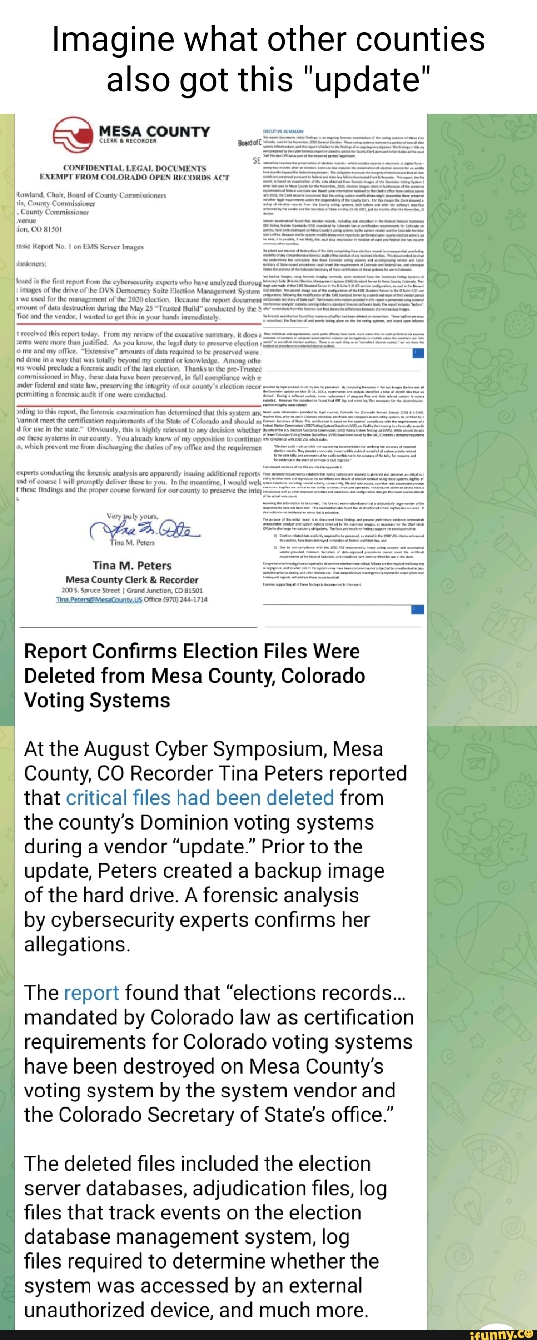 Imagine what other counties also got this "update" MESA COUNTY ...