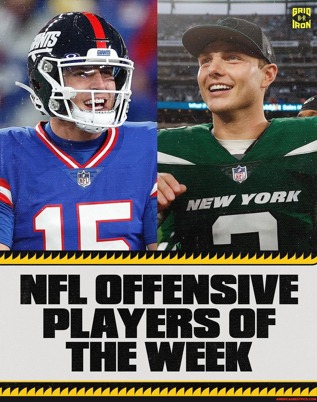 Tommy DeVito and Zach Wilson are your NFC and AFC players of the week 🤌 - NFL OFFENSIVE PLAYERS ...
