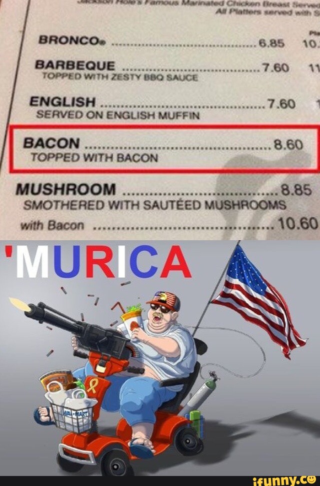 Murica Meme Wheelchair